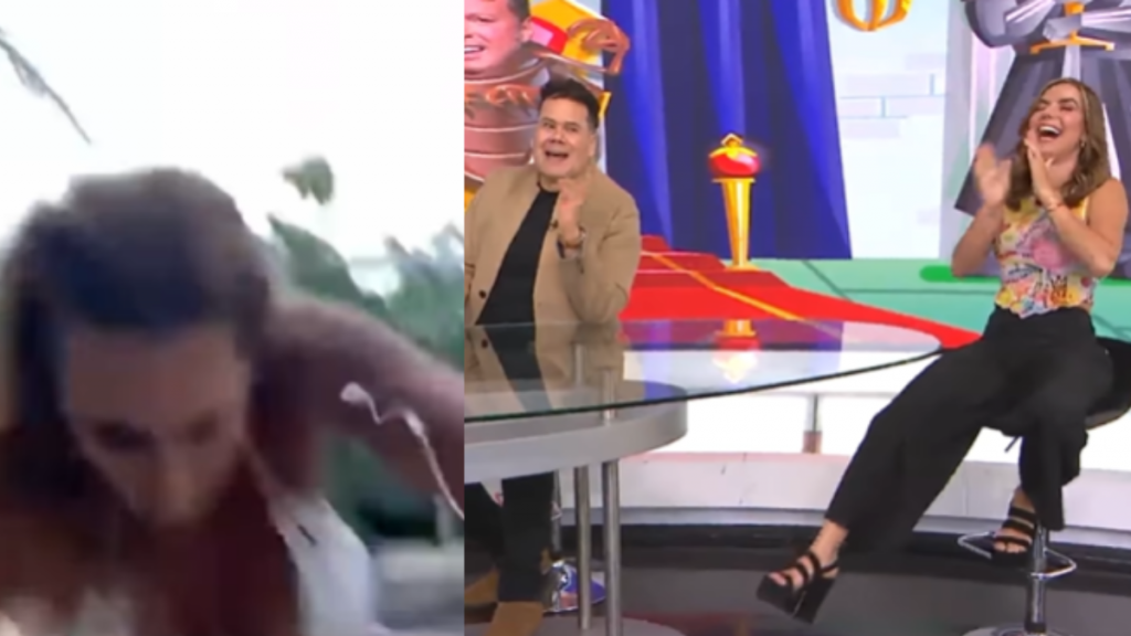 Video: periodista de Lo Sé Todo se cayó en plena emisión en vivo
