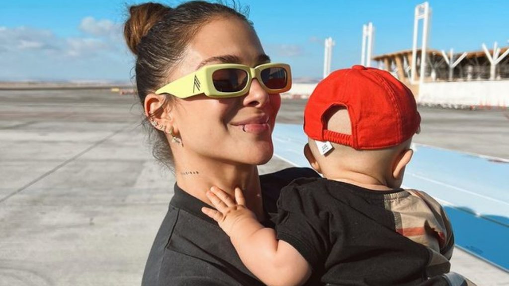Greeicy Rendón mostró el rostro de su hijo