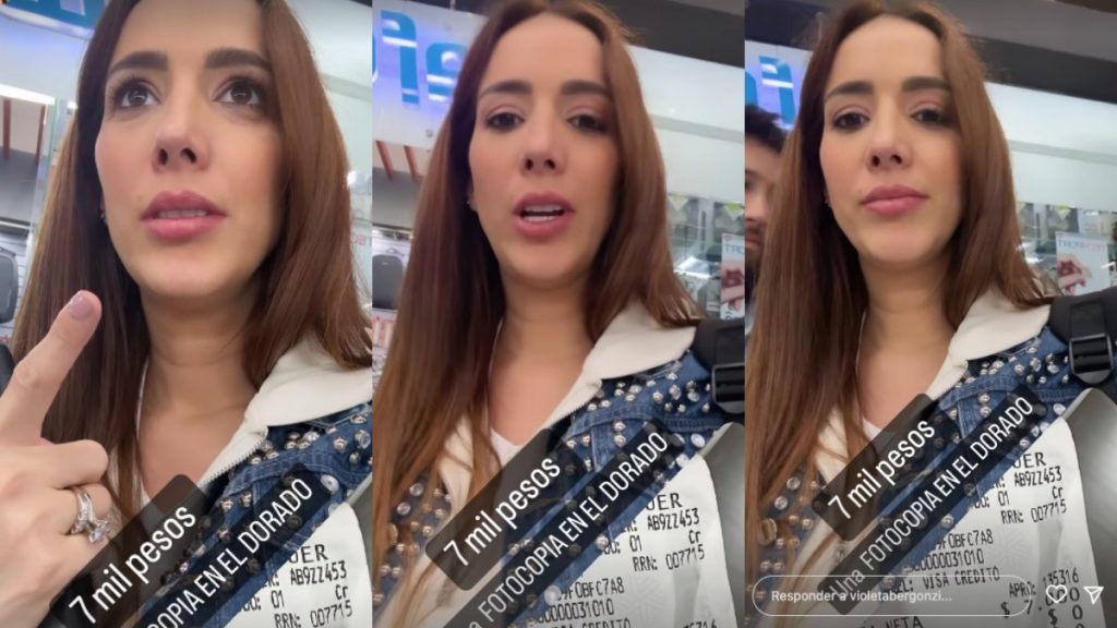 Violeta Bergonzi denunció excesivo cobro en El Dorado