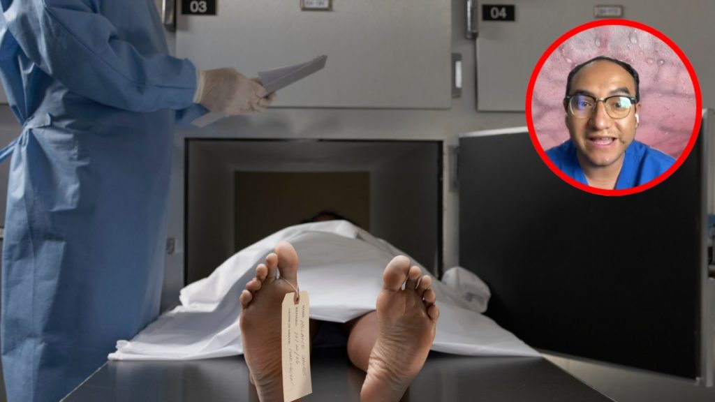 Viral: médico mostró cómo es la descomposición de un cadáver