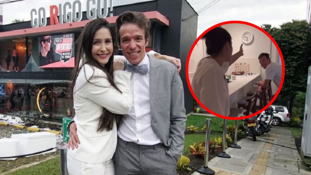 Esposa de Rigoberto Urán terminó regañándolo tras escena en 'Rigo'