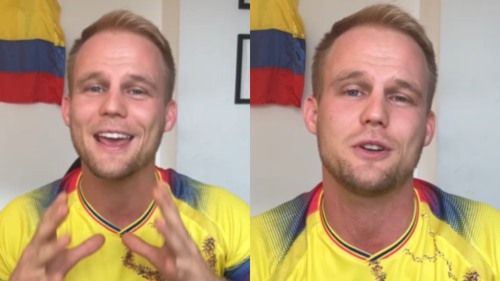 Dominic Wolf tiene nuevo problema por camisetas de Colombia