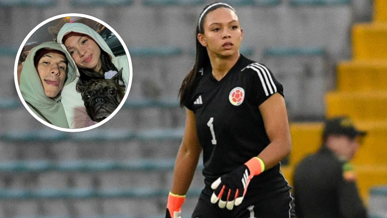 Él es el novio de Luisa Agudelo, arquera de la Selección Colombia
