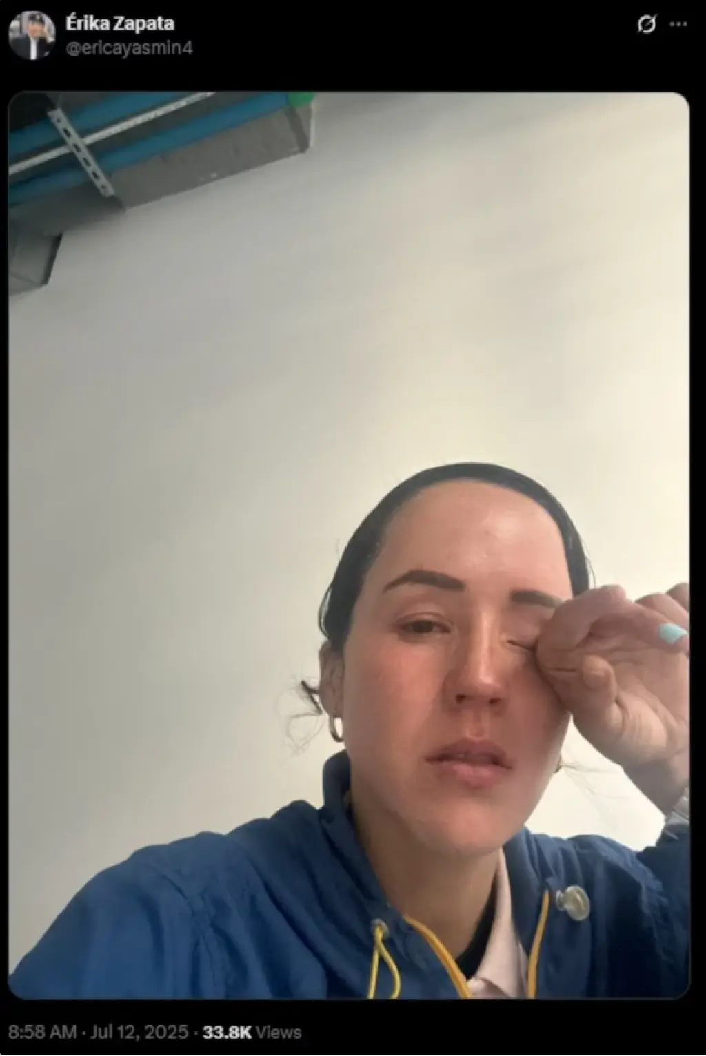 Con un triste mensaje, Erika Zapata confesó que está viviendo un duro ...